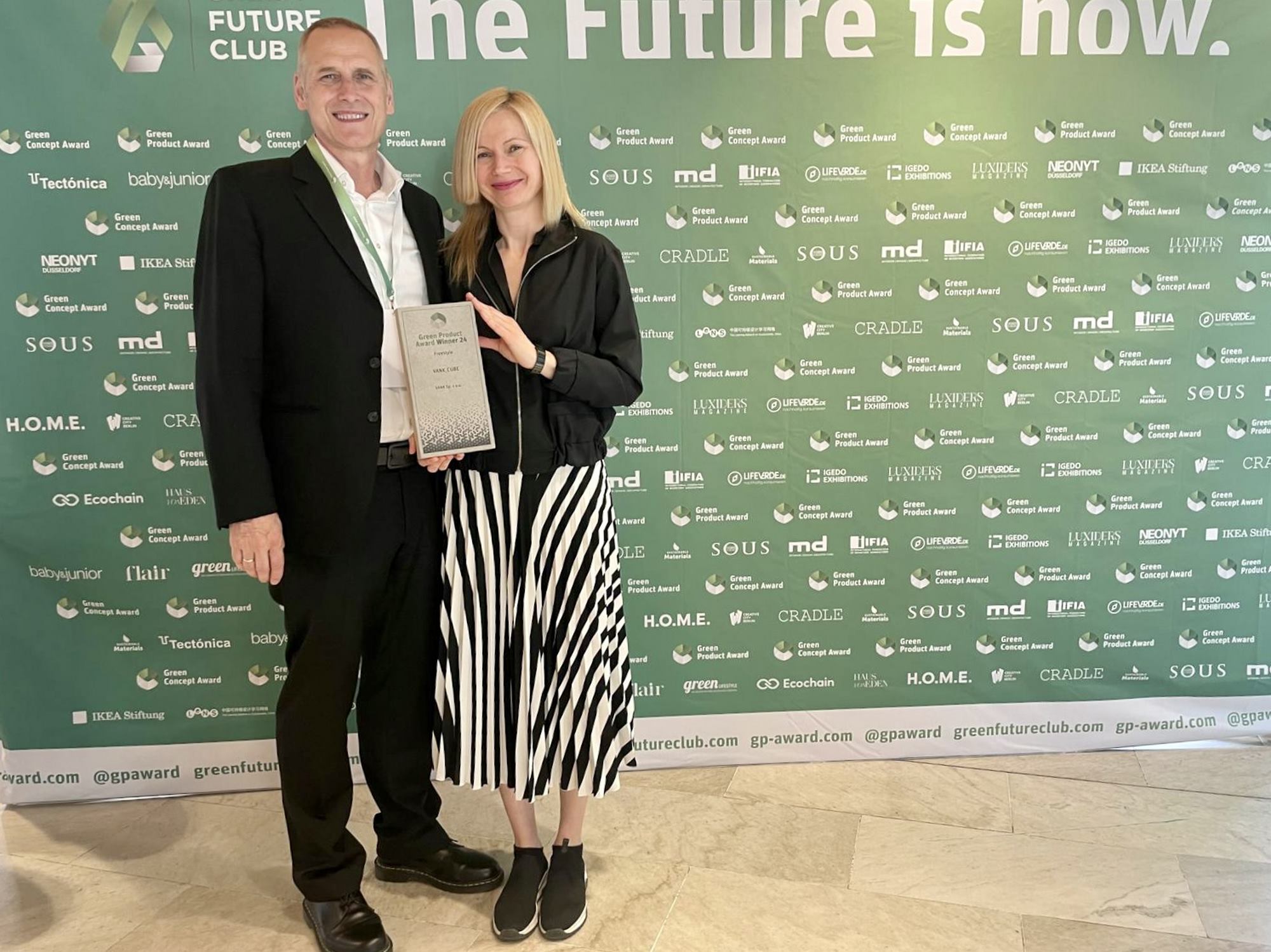Celebrating sustainable innovation: VANK_CUBE wins Green Product Award 2024 Celebrating sustainable innovation: VANK_CUBE wins Green Product Award 2024